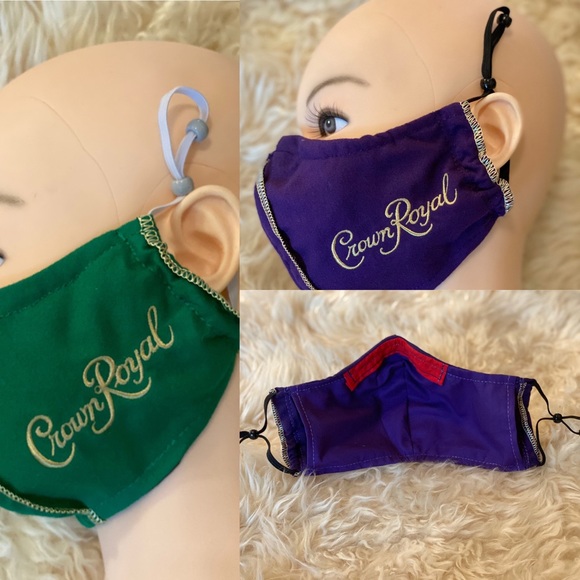 Accessories | Purple Crown Royal Face Mask W Filter P Nose P | Poshmark